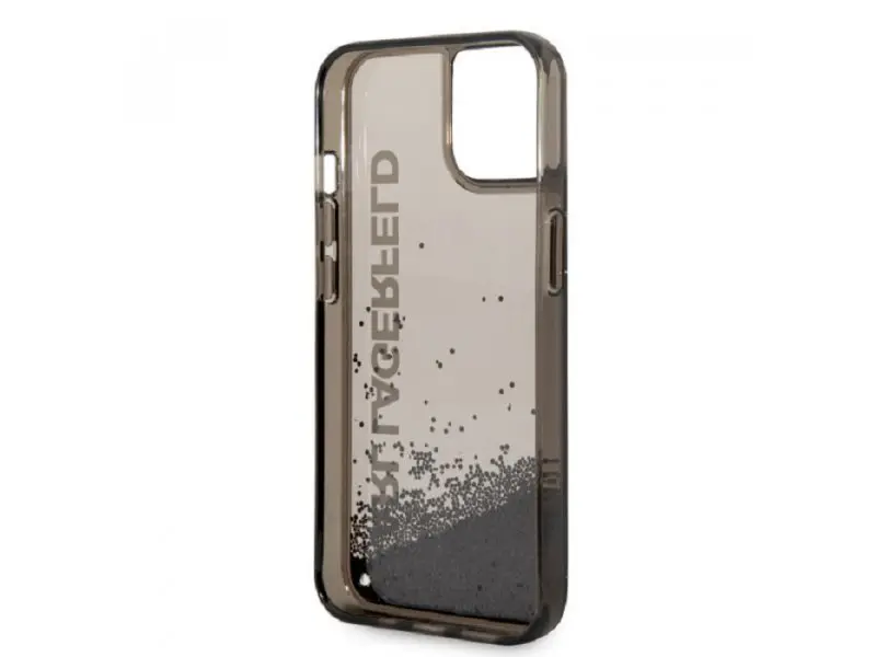 KARL LAGERFELD Maska za iPhone 14 Glitter Elong Black