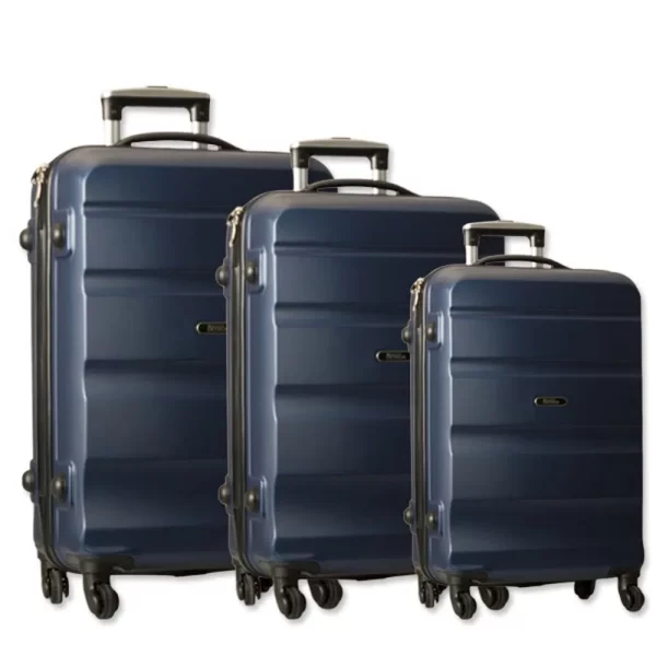 Porto, kofer, set 3 komada, ABS, plava