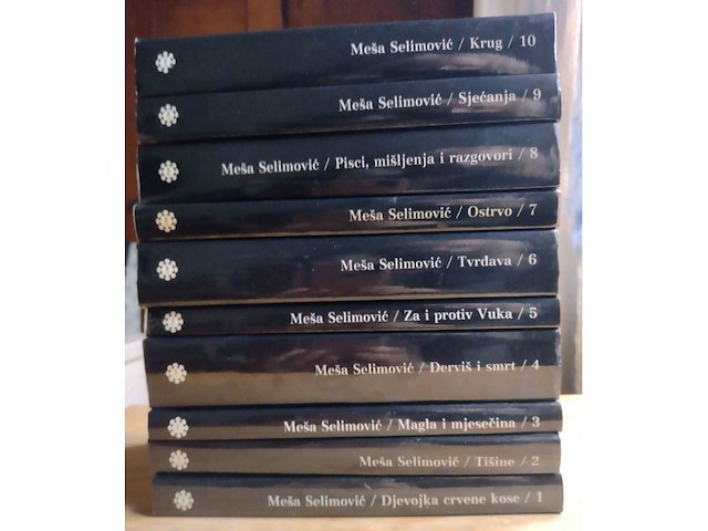 Meša Selimović komplet 10 knjiga