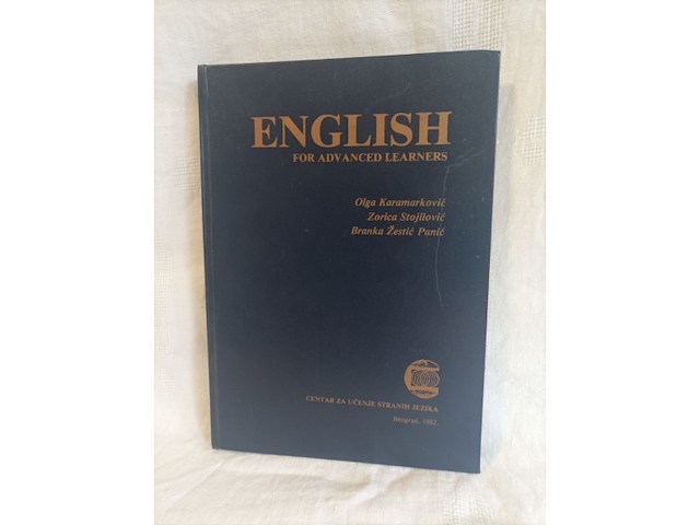 English for advanced learners,Olga Karamarković