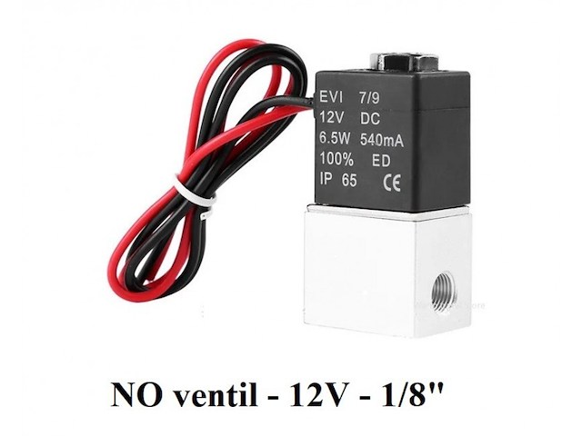 Pneumatski elektromagnetni ventil - 12V - 1/8 - NO