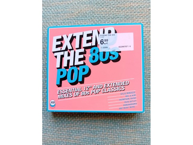 Extend the 80s Pop 3 x CD