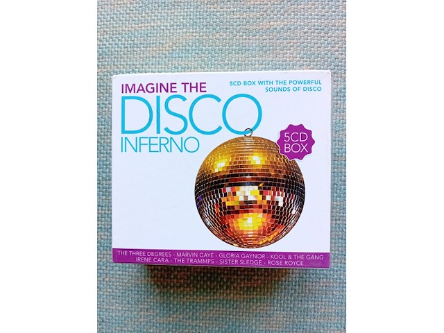 Imagine the Disco inferno 5 x CD box