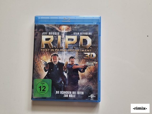 Blu ray - R.I.P.D. 3d + 2d