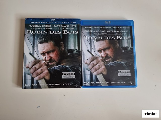 Blu ray + DVD - Robin hood