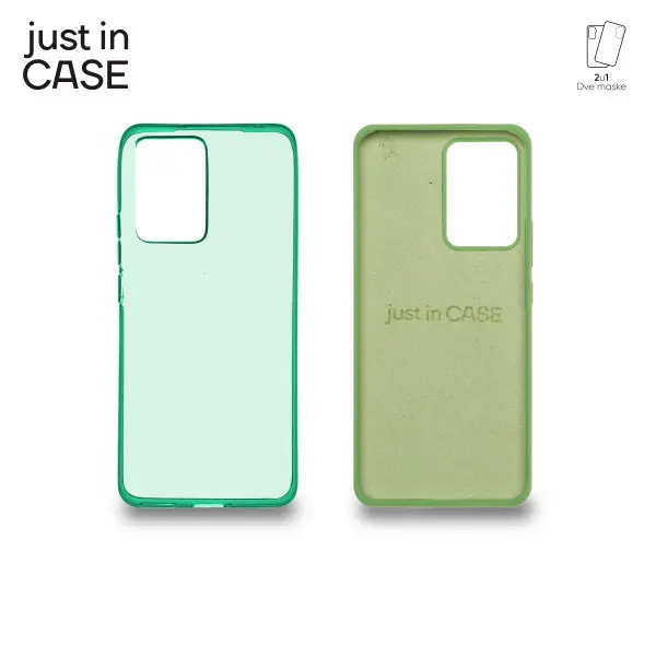 JUST IN CASE Maske za Xiaomi 13 Lite 2u1 Extra case MIX zelene