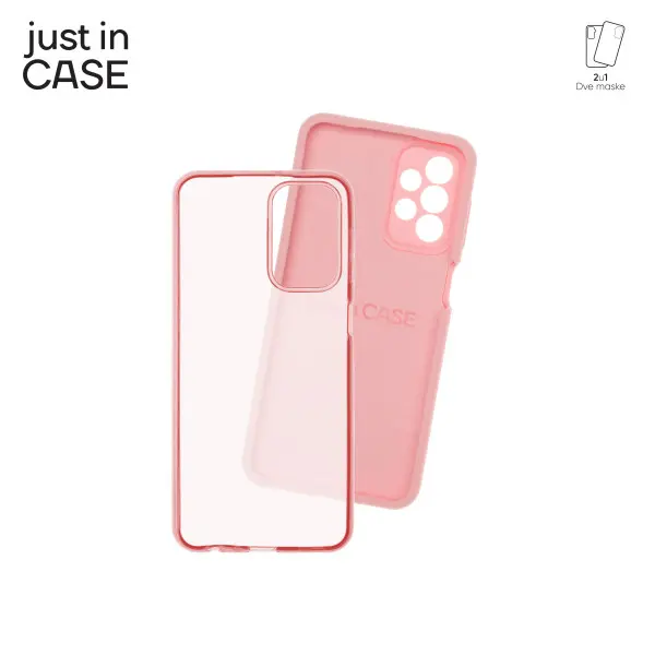JUST IN CASE Maske za Samsung Galaxy A23 2u1 Extra case MIX roze