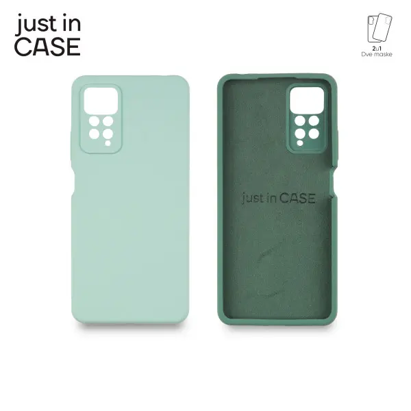 JUST IN CASE Maske za Redmi Note 11 pro 2u1 Extra case MIX PLUS zelene