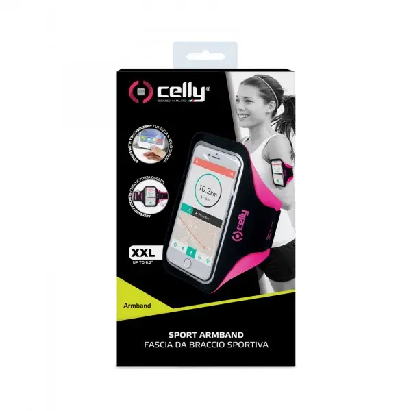 CELLY Sportska futrola ARMBAND za mobilni telefon u PINK boji