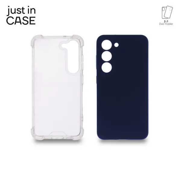 2u1 Extra case MIX paket PLAVI za S23