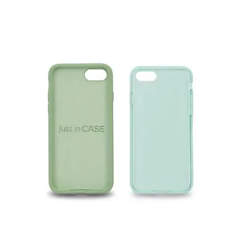 JUST IN CASE Set dve maske za telefon SE2 Extra case MIX PLUS zelena i tirkizna