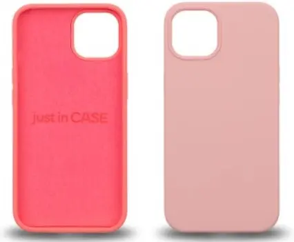 JUST IN CASE Set dve maske za telefon iPhone 13 MIX PLUS roze