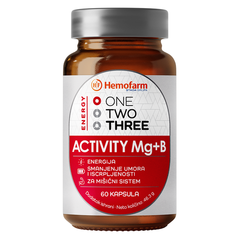 ONE TWO THREE ACTIVITY Mg+B KAPSULE A60