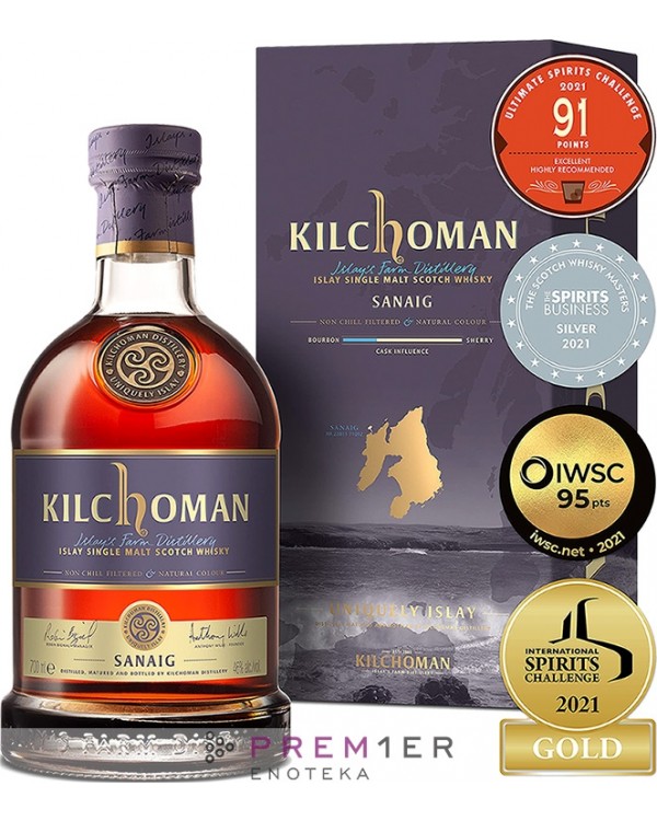 Kilchoman Sanaig Islay Single Malt Whisky 0.70l