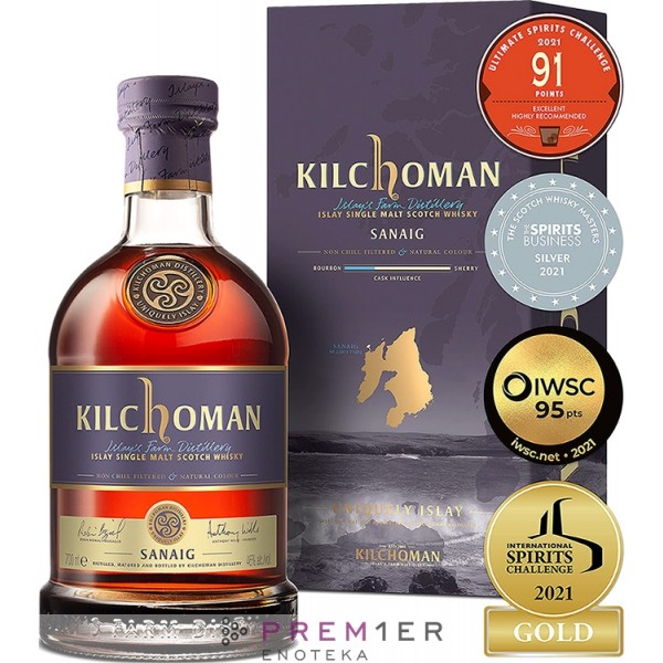 Kilchoman Sanaig Islay Single Malt Whisky 0.70l