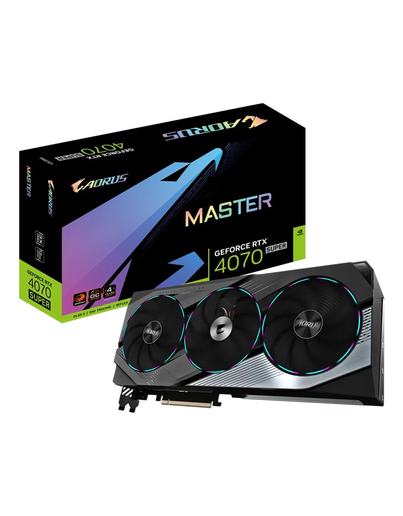 GIGABYTE nVidia GeForce RTX 4070 SUPER 12GB 192bit GV-N407SAORUS M-12GD