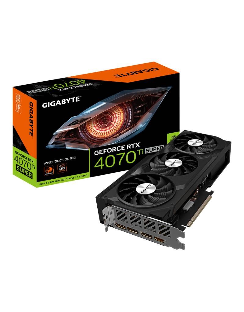 GIGABYTE nVidia GeForce RTX 4070 Ti SUPER 16GB 256bit GV-N407TSWF3OC-16GD