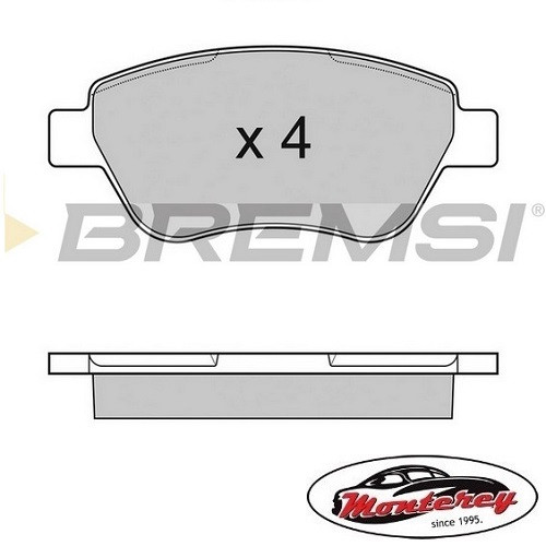 Kocione plocice prednje Fiat Idea '03-,Lancia Musa '04-