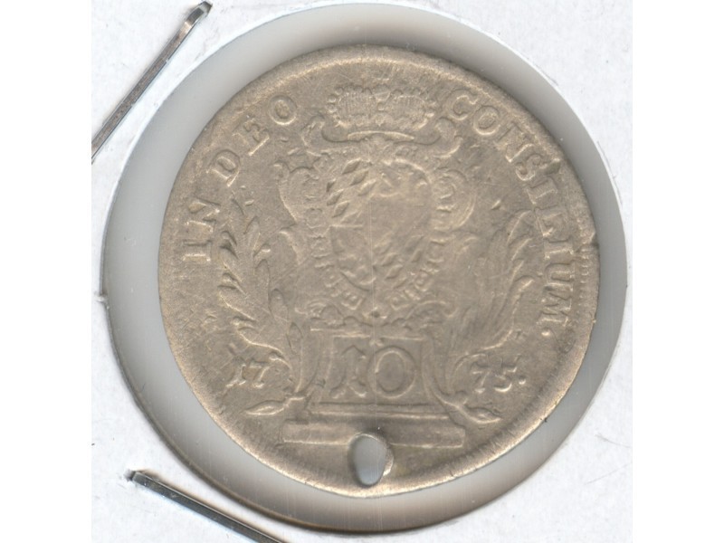 Nemacka 10 kreuzer 1775 Bavaria