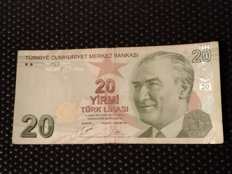 20 lire 2009 turska