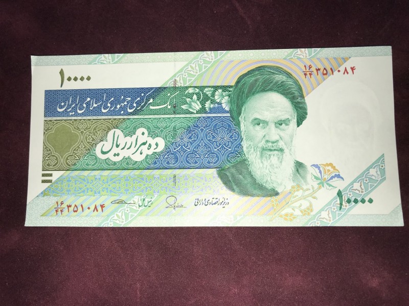 IRAN 10 000 RIALS.UNC.