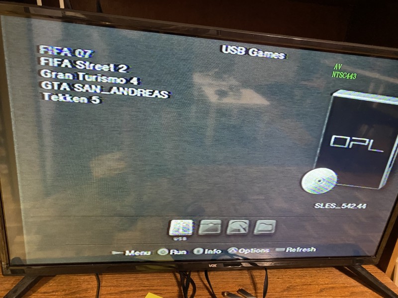 USB flash sa igricama za Sony ps2 gta tekken fifa