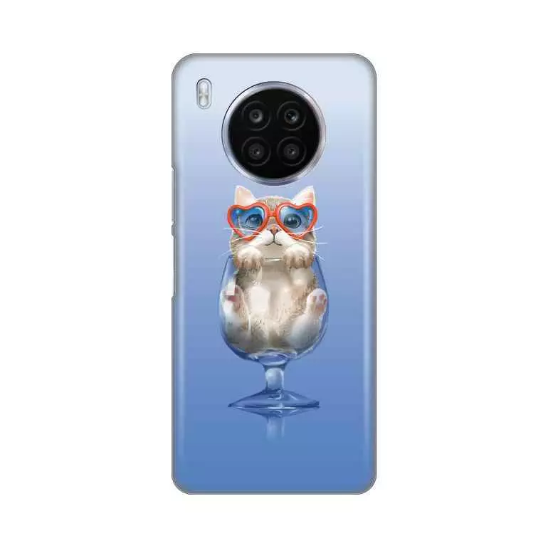 Maska silikon Print za Honor 50 lite/Nova 8i Funny Cat