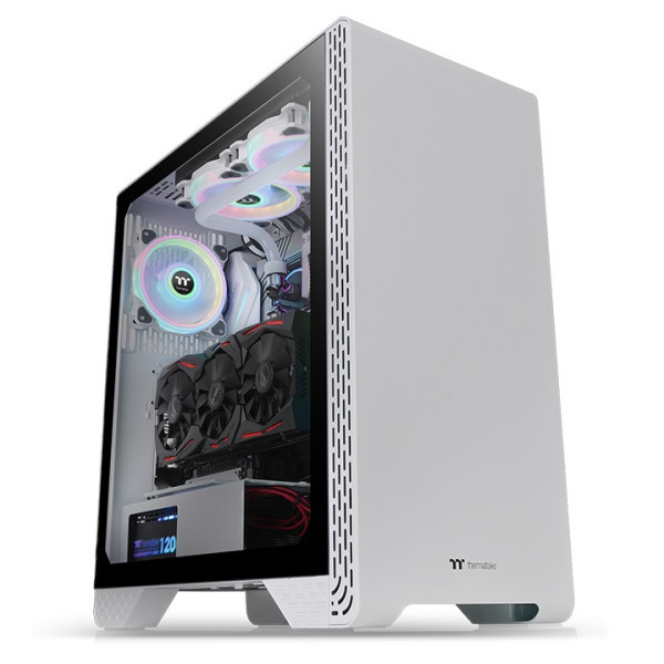 Kućište Thermaltake S300 TG Snow White Win SPCC Tempered Glass*1 120mm bez PSU