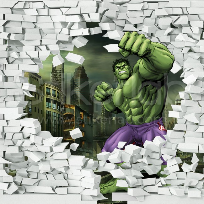 Foto tapete 3D Hulk 2