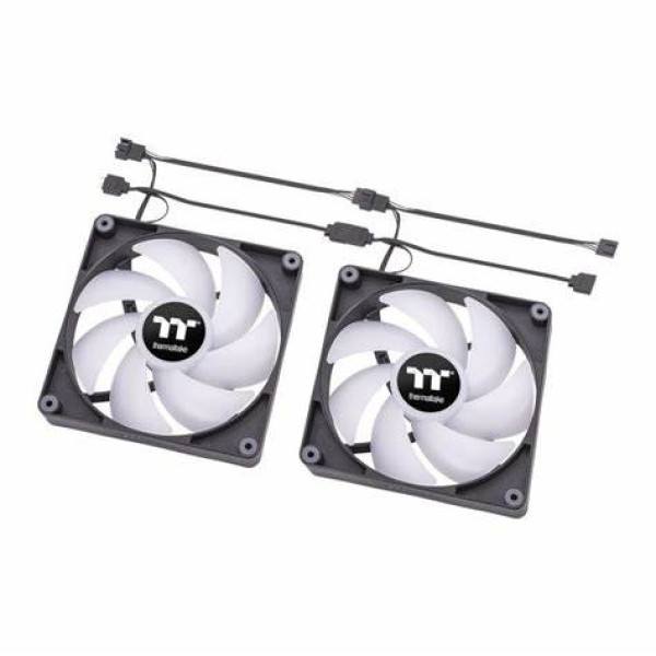 Case Fan Thermaltake CT140 ARGB PC Cooling Fan 2 Pack Fan 14025 PWM 5001500 RPM