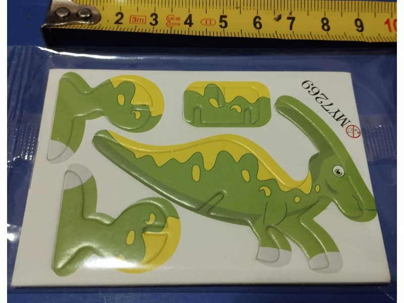 3D MINI-SLAGALICA-DINOSAURUS