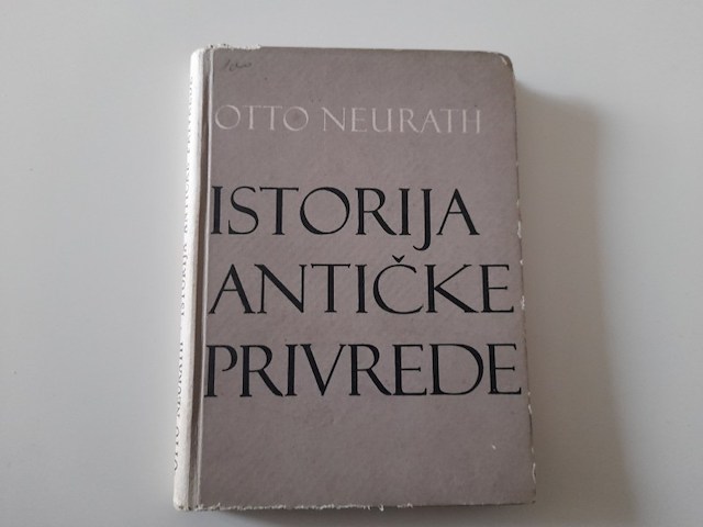 Istorija antičke privrede - Oto Nojrat