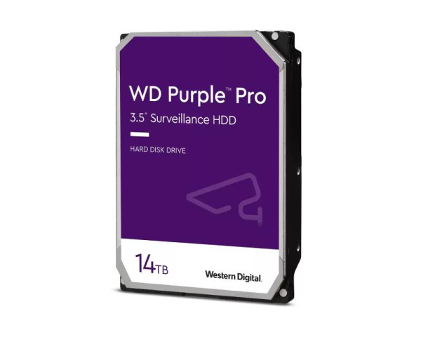 WD 14TB 3.5'' SATA III 512MB 7200rpm WD142PURP hard disk