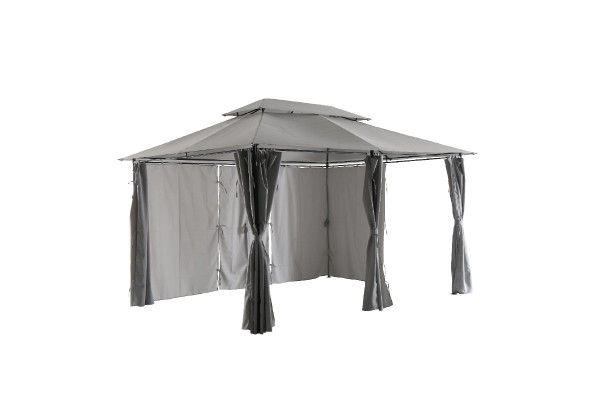 Metalna gazebo tenda Belize - siva