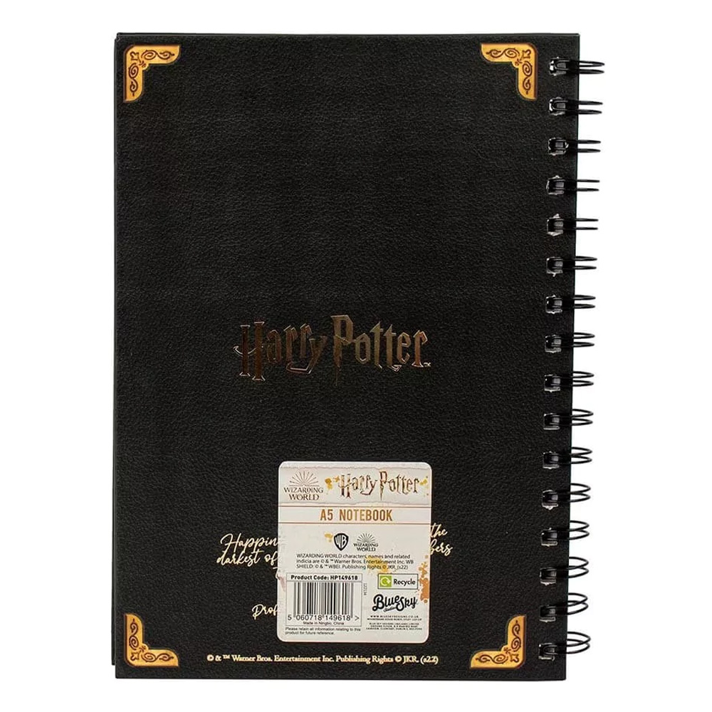 Harry Potter - A5 Wiro Notebook - Hogwarts Shield