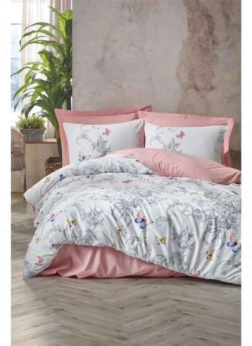 Posteljina za bračni krevet- leptiri-modeline cathi somon