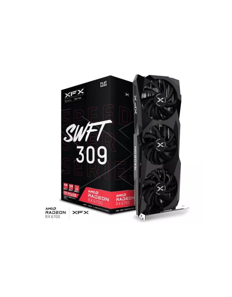 SVGA XFX Radeon RX6700 Speedster Swift 309 10GB GDDR6, RX-67XLKW