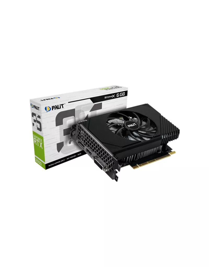 SVGA Palit GeForce RTX3050 StormX 6GB GDDR6, NE63050018JE-1070F