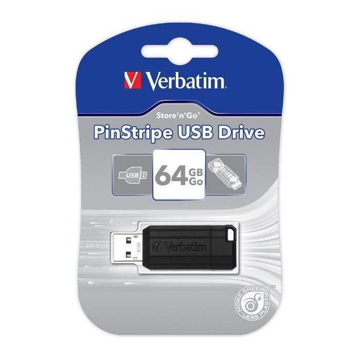 Verbatim Pinst. USB 64GB Blac (49065)