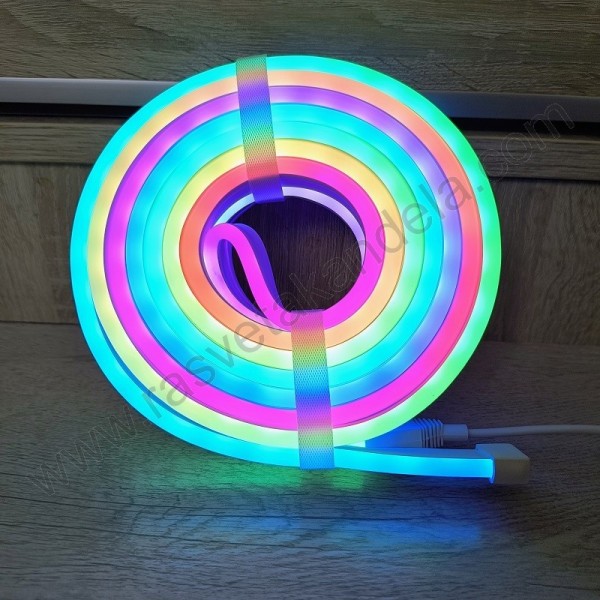 SMART RGB LED traka NEON FLEX DIGITAL-5 60d IP65 5m adapter+daljinski