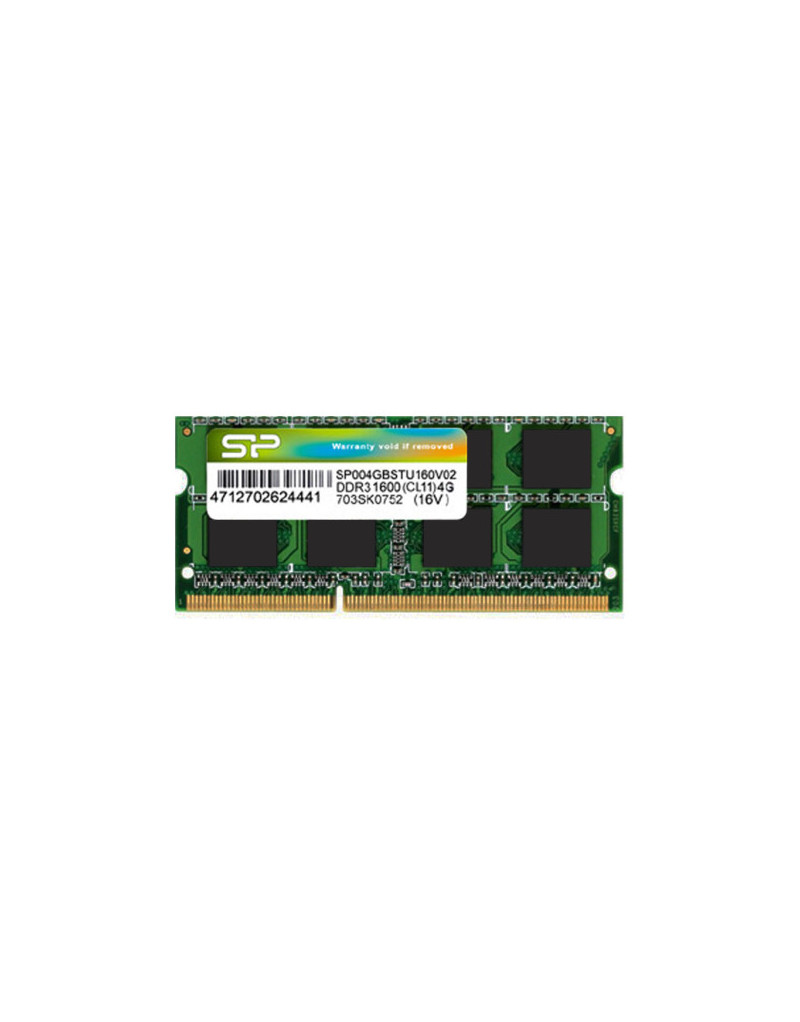 RAM SODIMM DDR3 8GB 1600MHz Silicon Power SP008GBSTU160N02