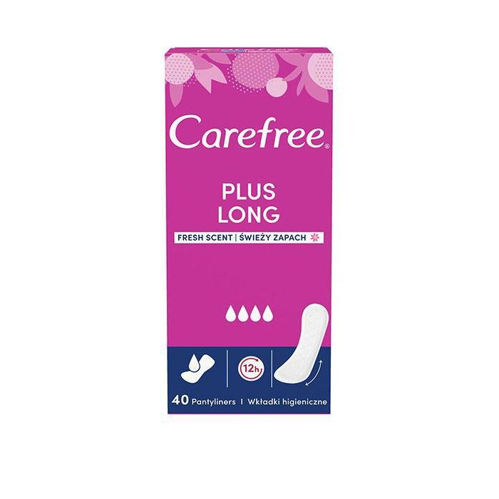 CAREFREE DNEVNI ULOŠCI PLUS LONG FRESH 40KOM