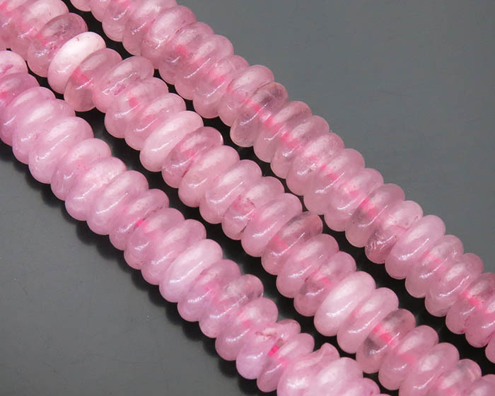 KAM_Rose Quartz 2x6mm – Heishi (20kom)