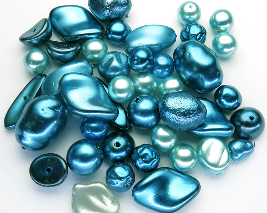 MIX B409A Pearl Coat – Aqua Teal (50g)