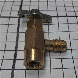 VENTIL 1/4"- 1/4" ZA PONOVO PUNJIVE BOCE FREONA 90°