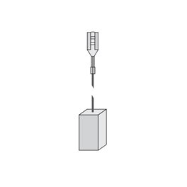 ČETKICA 7X6X13 ISKRA BRUSILICA 500W / 600W TIP 20 / GK115