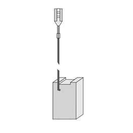 ČETKICA 12X6X19 ISKRA BRUSILICA 1400W TIP 28 / GK118