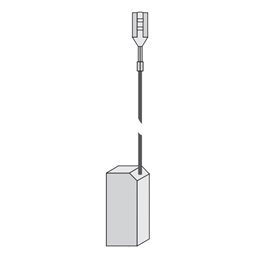 ČETKICA 10X6,3X20 DEWALT UGAONA BRUSILICA DW830 TIP 12 / GK609