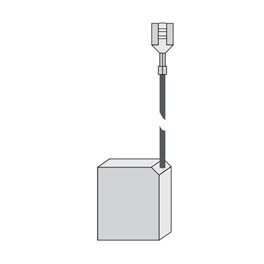 ČETKICA 10X6,4X25 VEŠ MAŠINA MIELE TIP 13 / GK580