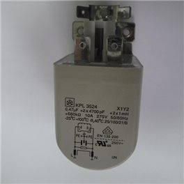 RSO FILTER VEŠ MAŠINE GORENJE 0.47µF 0,03mh 10A ISKRA 192570 587575